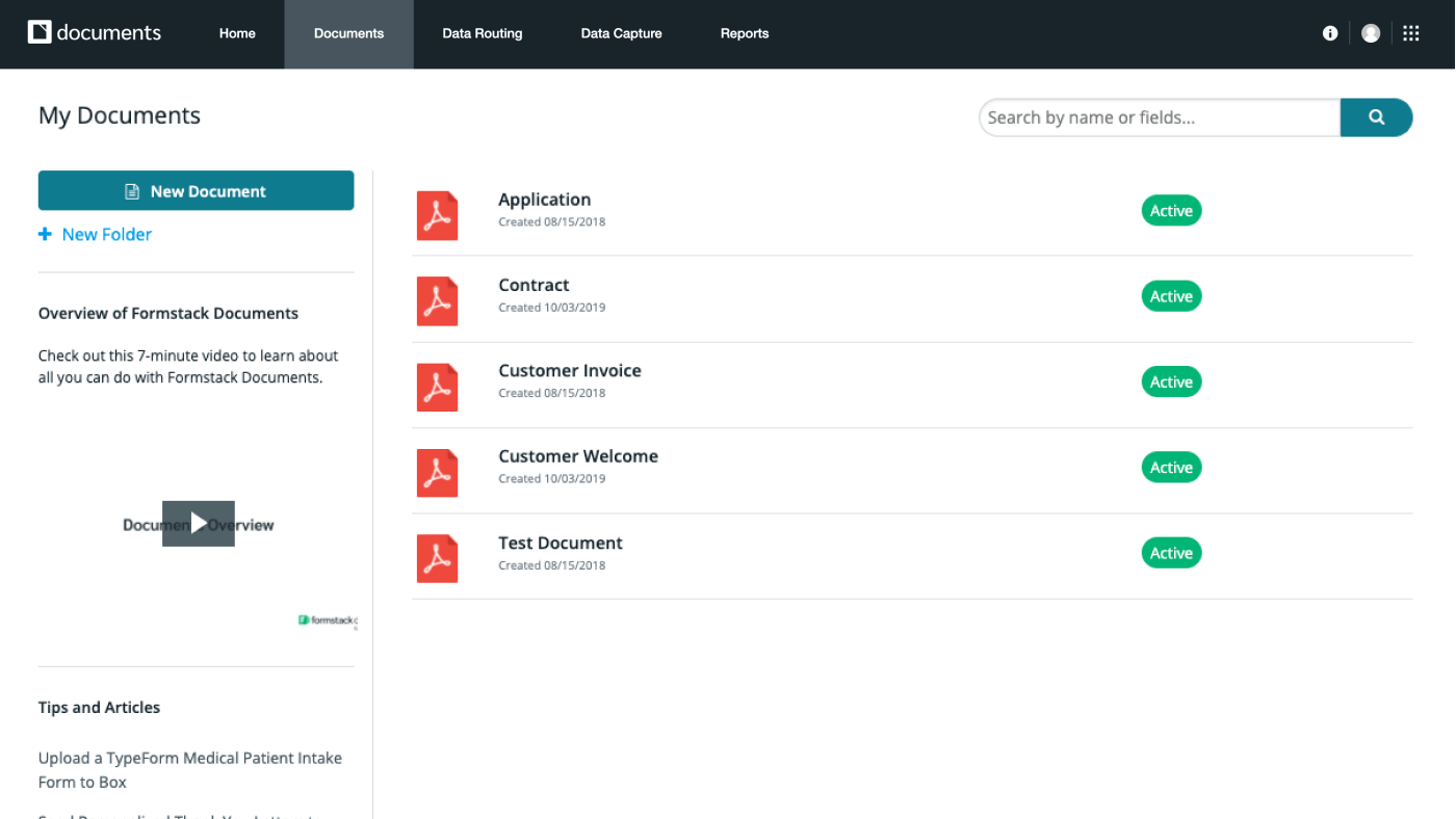Document Generation And Automation Formstack